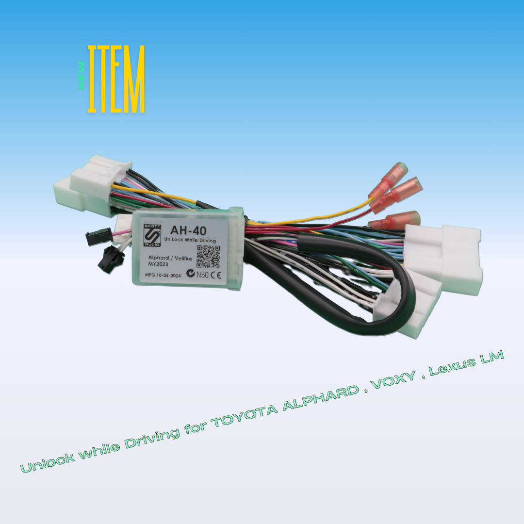 TOYOTA ALPHARD AH40 unlock while driving – รีโมทคอนโทรลพวงมาลัย