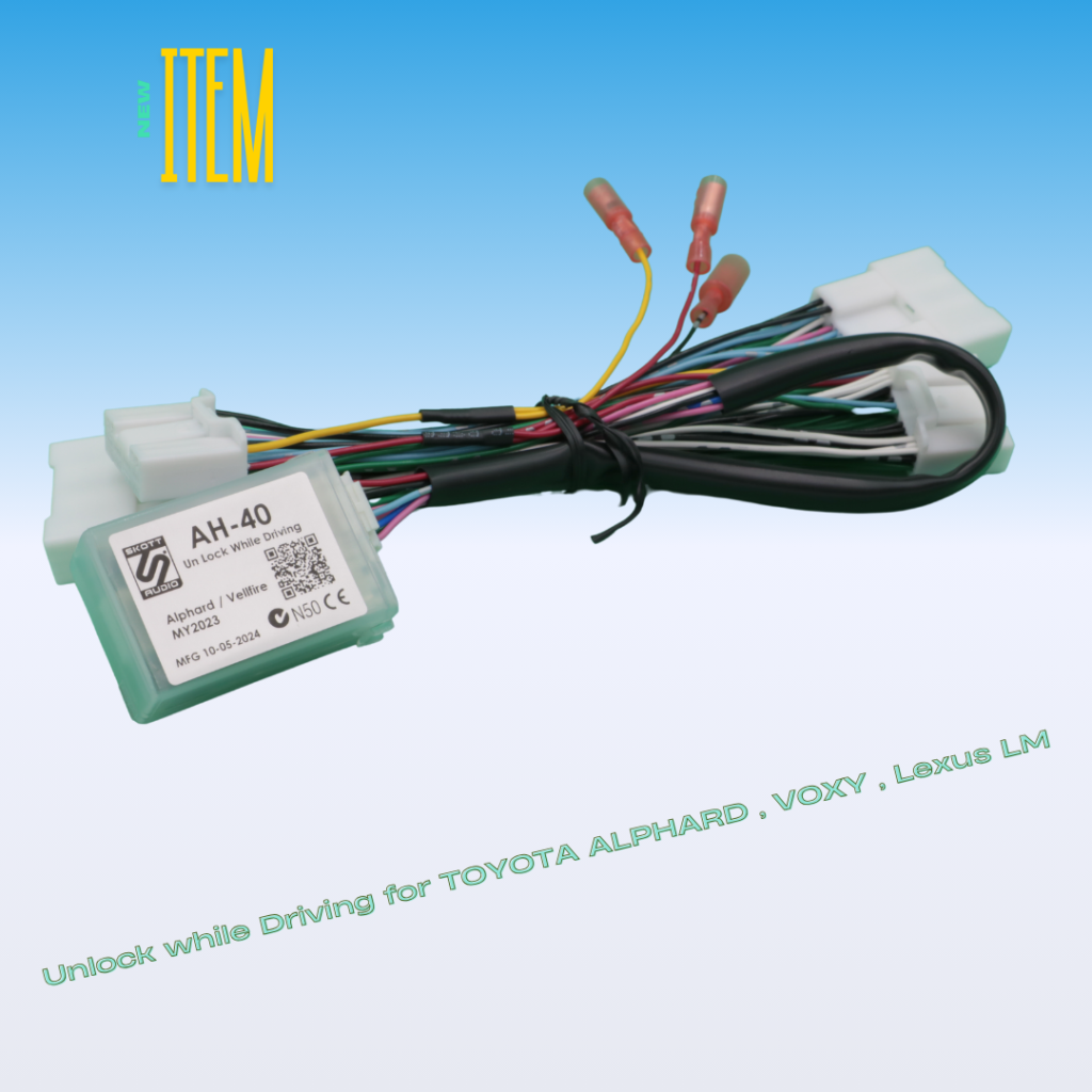 TOYOTA ALPHARD AH40 unlock while driving – รีโมทคอนโทรลพวงมาลัย